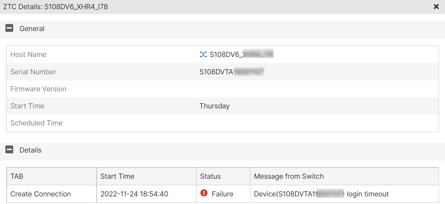 Zero Touch Config Status | FortiEdge Cloud 25.2.a | Fortinet Document Library
