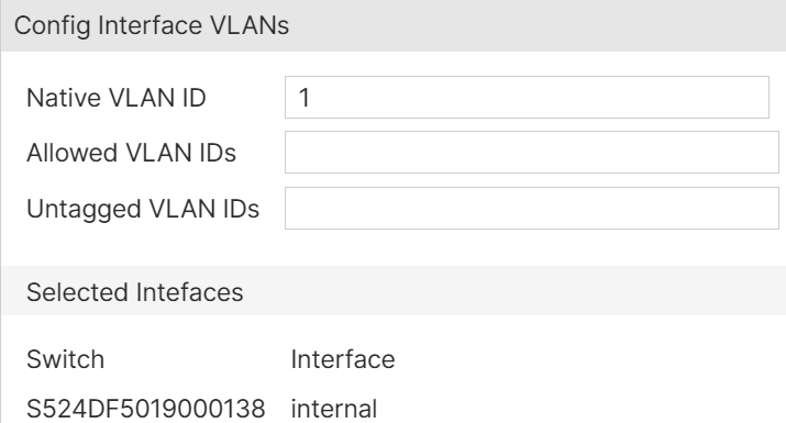 Configuring interface VLANs | FortiEdge Cloud 25.2.a | Fortinet ...