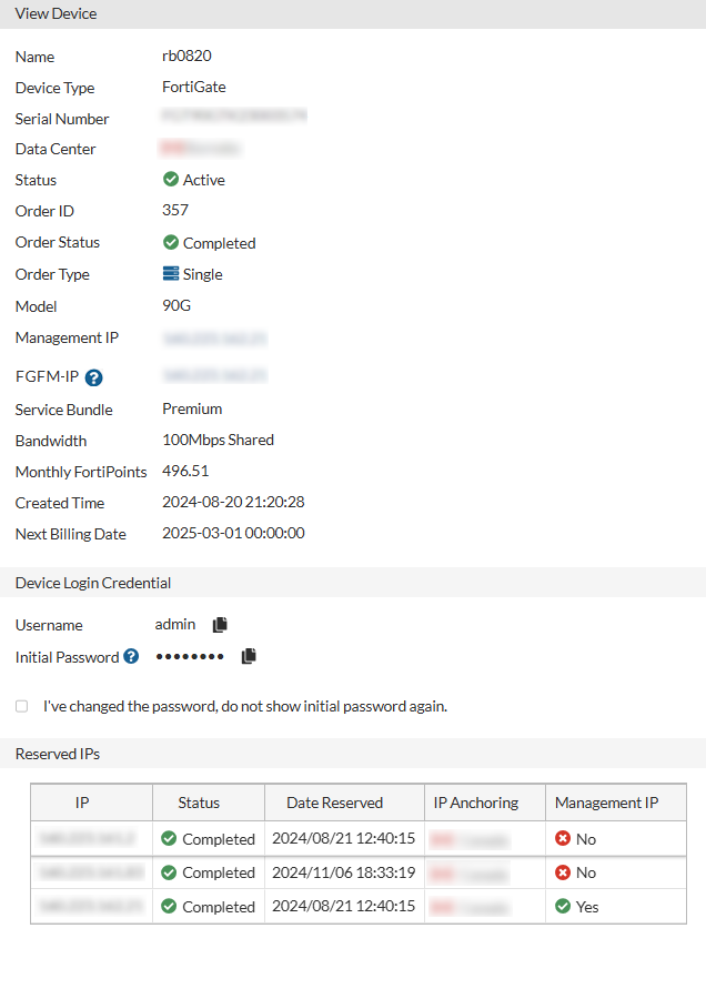 Accessing the FortiGate from FortiGate-as-a-Service | FortiGate-as-a-Service | Fortinet Document ...