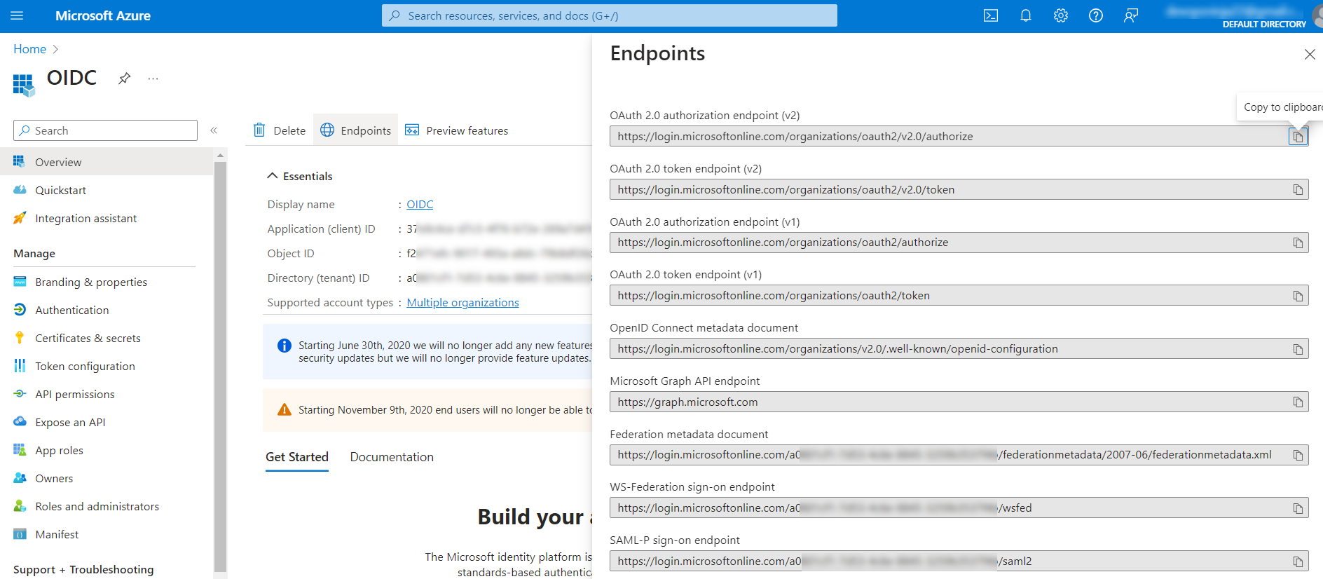 Example 4: Azure OIDC as IdP | FortiToken Cloud 24.3.a | Fortinet ...