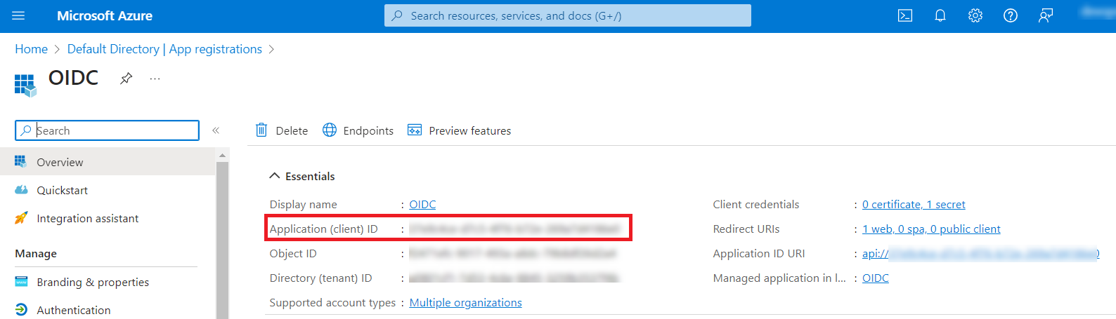 Example 4: Azure OIDC as IdP | FortiToken Cloud 24.3.a | Fortinet ...