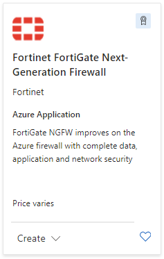 Deploying FortiGate-VM from the marketplace | FortiGate Public Cloud 7.6.0 | Fortinet Document ...