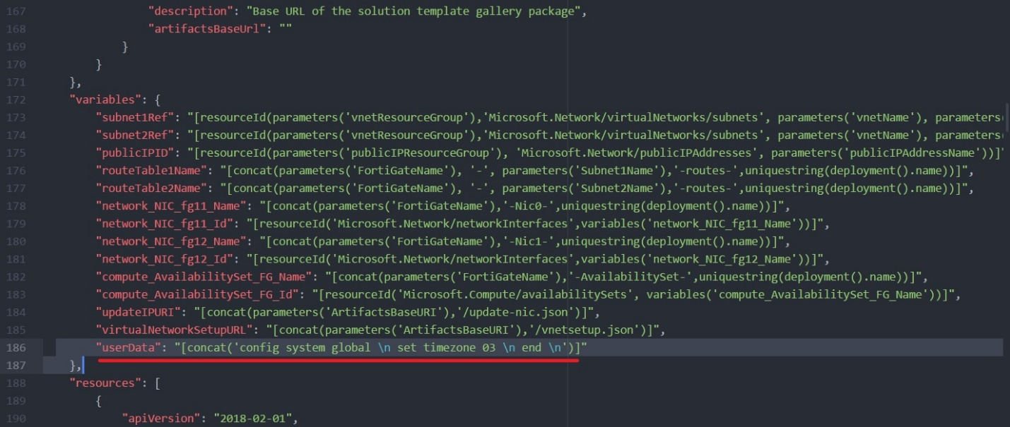 Bootstrapping the FortiGate CLI at initial bootup using user data | FortiGate Public Cloud 7.6.0 ...