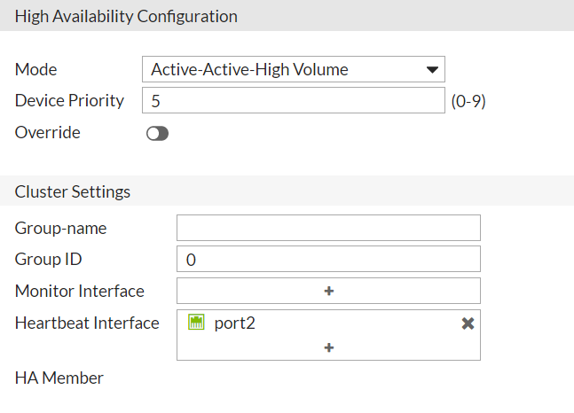 Configuring HA settings on FortiWeb | FortiWeb Public Cloud 6.4.0