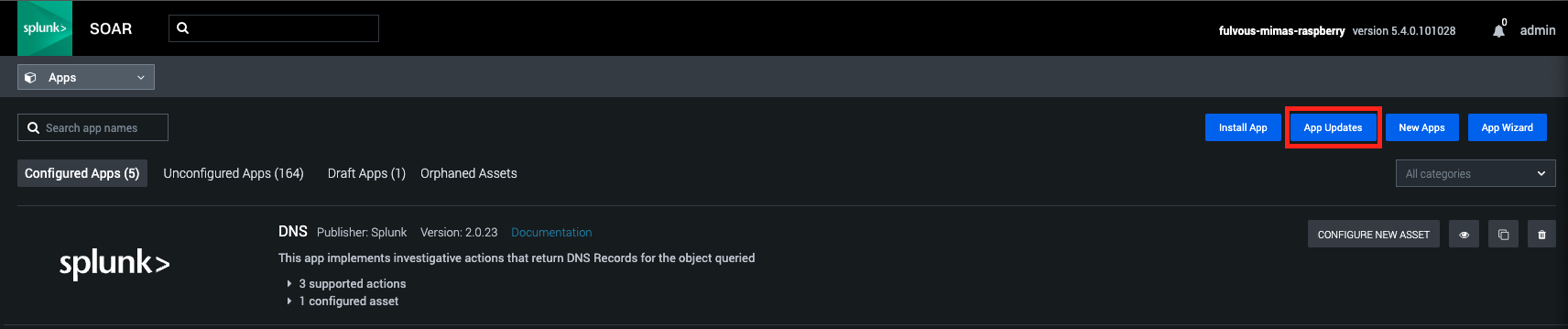 Update the FortiNDR Cloud App | FortiNDR Cloud 2024.2.0 | Fortinet Document Library