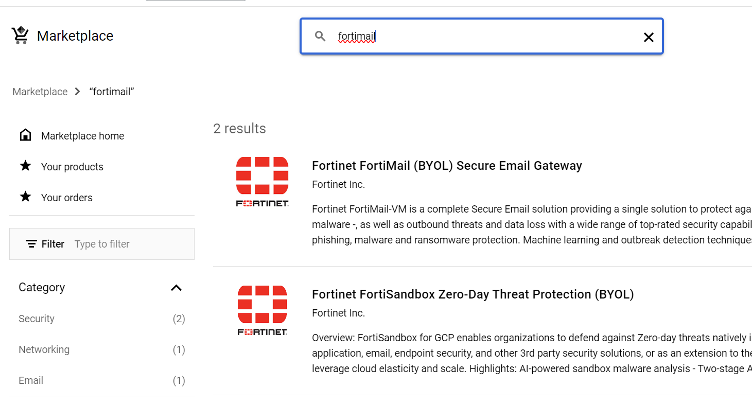 Creating the FortiMail instance | FortiMail 7.6.0 | Fortinet Document Library