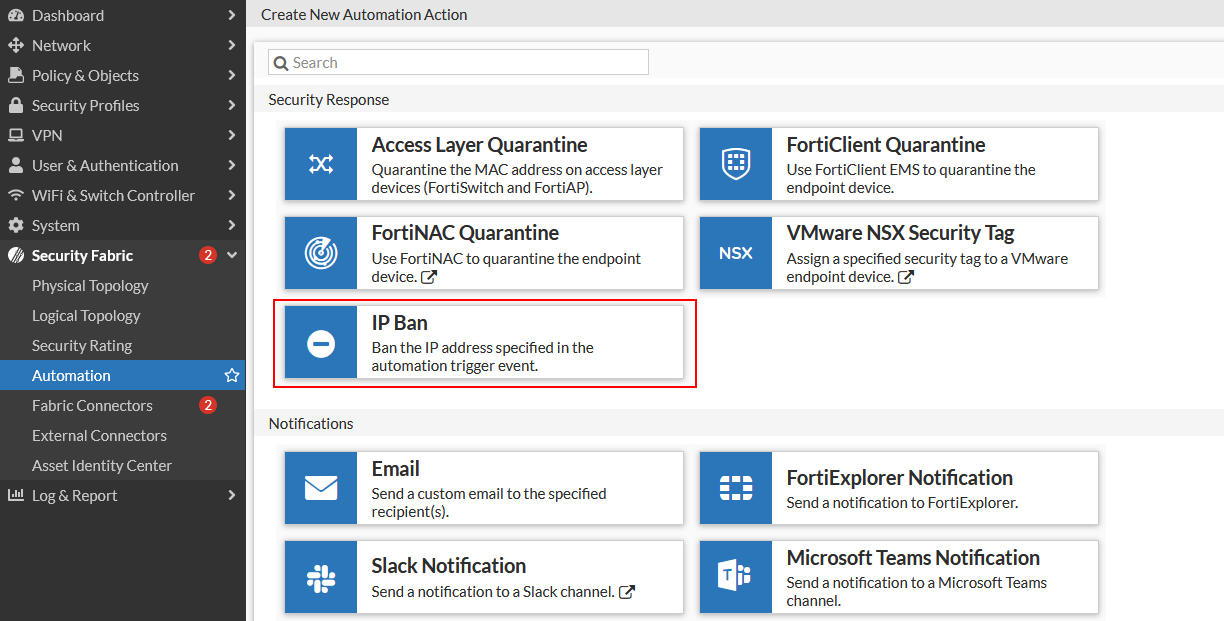 Integrate FortiDeceptor with FortiGate over Fabric v7.2.4 ...