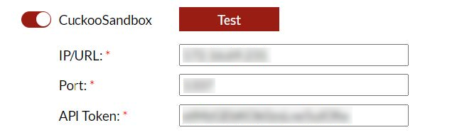 Integrate with Cuckoo Sandbox | FortiDeceptor 5.2.0