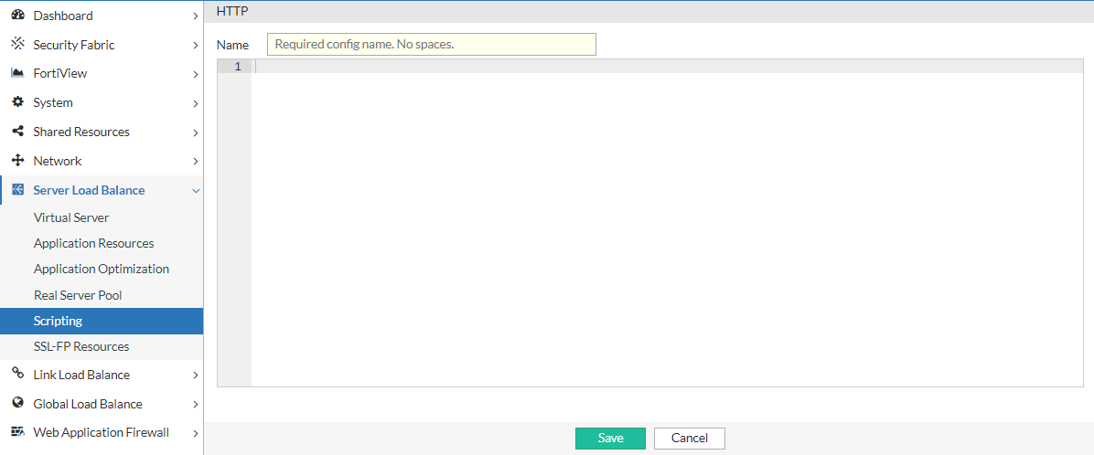 HTTP Scripting | FortiADC 7.6.0 | Fortinet Document Library