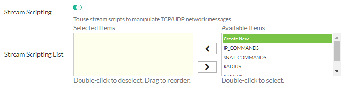 Multi-script support for Stream Scripting | FortiADC 7.6.0 | Fortinet Document Library