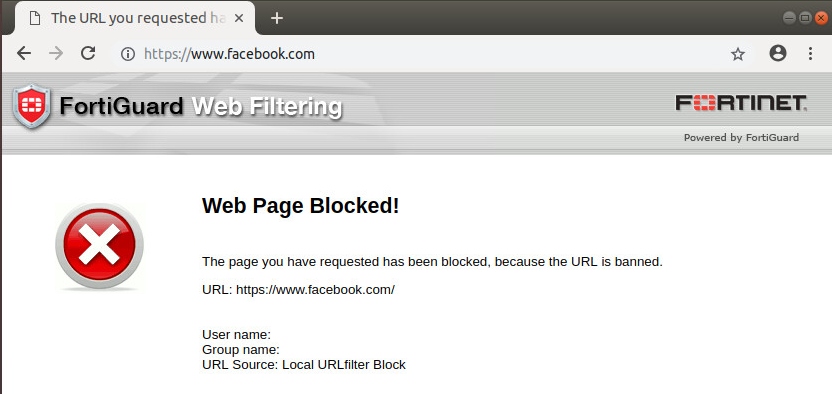 URL filter | FortiGate / FortiOS 6.2.17 | Fortinet Document Library