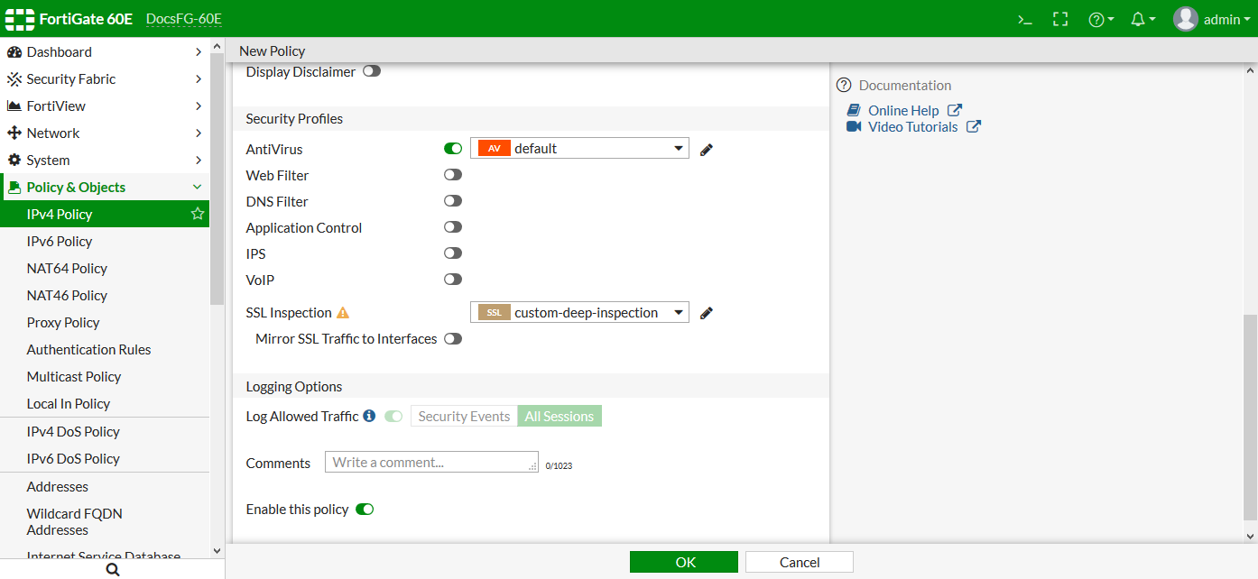 Microsoft CA deep packet inspection | FortiGate / FortiOS 6.2.17 ...