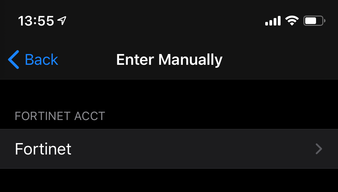 Activating FortiToken Mobile on a Mobile Phone | FortiGate / FortiOS 6. ...