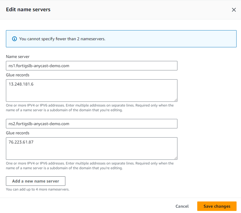Anycast Migration for global DNS service | FortiAppSec Cloud | Fortinet ...