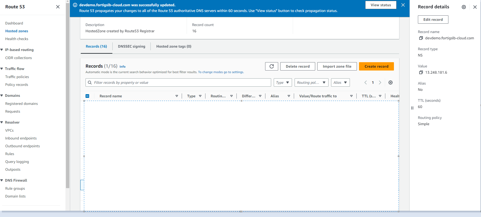 Anycast Migration for global DNS service | FortiAppSec Cloud | Fortinet ...