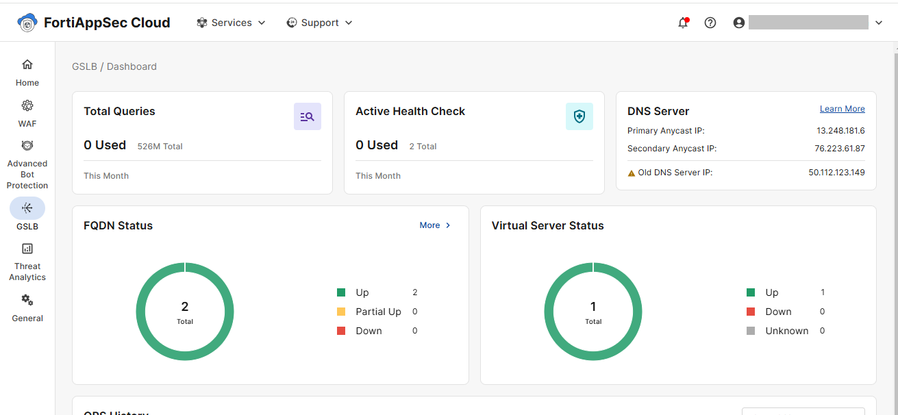 Anycast Migration for global DNS service | FortiAppSec Cloud | Fortinet ...