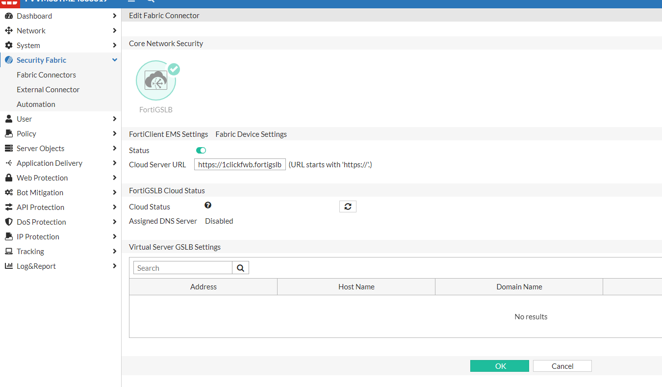 FortiWeb Integration with One-Click GSLB | FortiAppSec Cloud | Fortinet Document Library