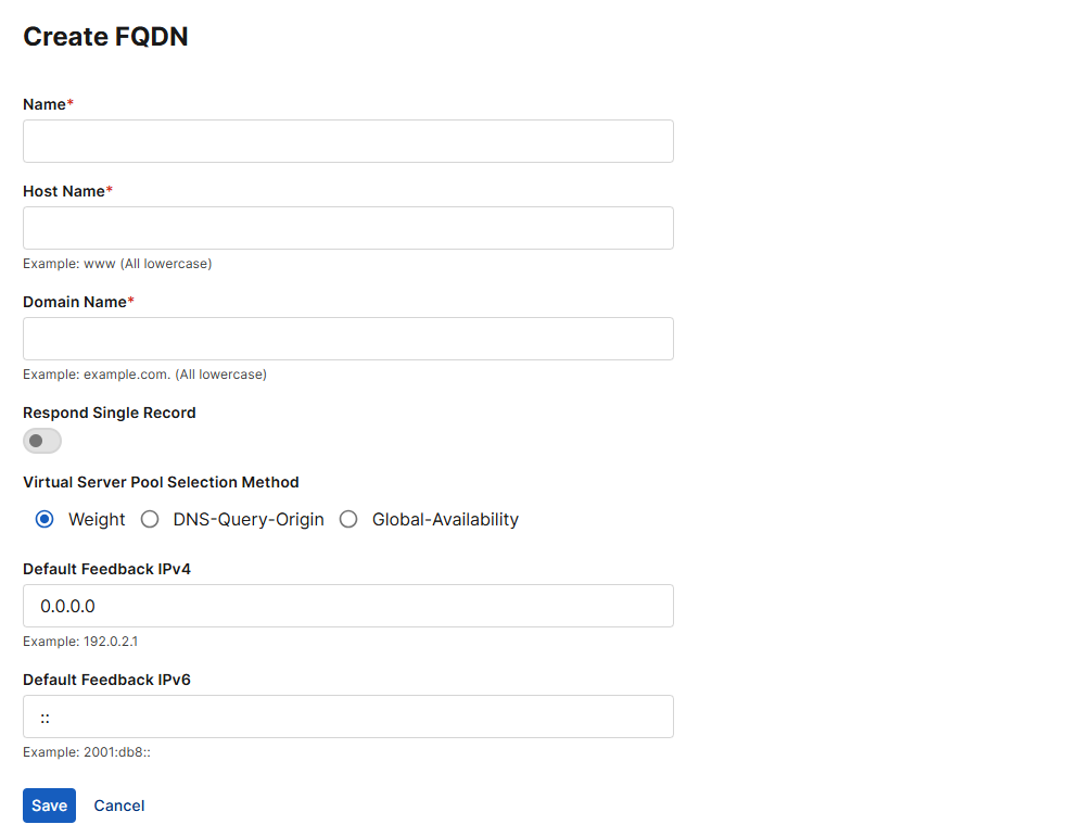 Setting up an FQDN with Generic-Host connector | FortiAppSec Cloud ...