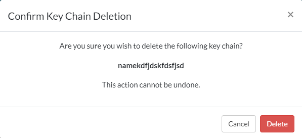 Key chains | FortiSwitch 7.6.4 | Fortinet Document Library