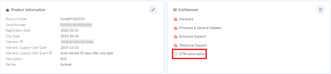 Registering a License | FortiLAN Cloud 23.4.0 | Fortinet Document Library