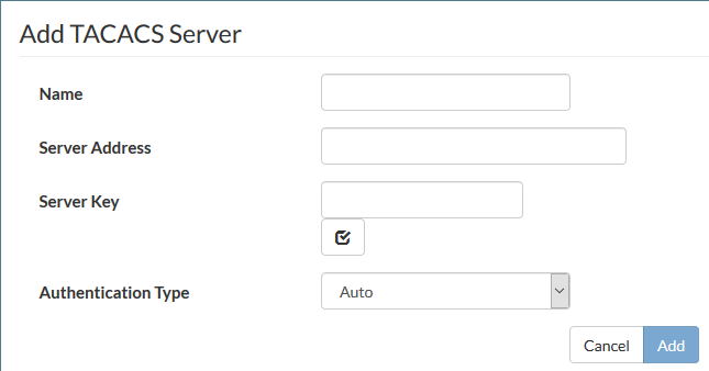 TACACS+ server | FortiSwitch 7.6.0 | Fortinet Document Library