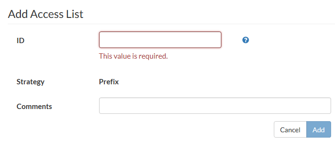 Access lists | FortiSwitch 7.6.0 | Fortinet Document Library