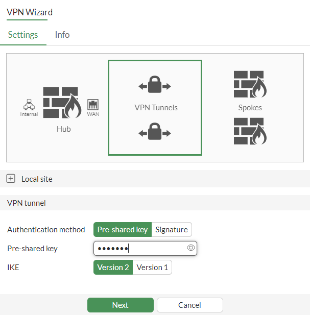GUI improvements to the IPsec VPN Wizard | FortiGate / FortiOS ...