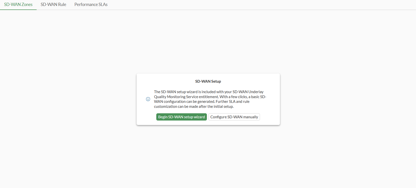 SD-WAN Setup wizard for guided configuration 7.6.1 | FortiGate / FortiOS 7.6.0 | Fortinet ...
