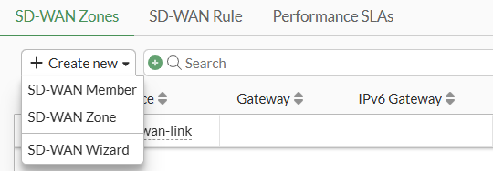 SD-WAN Setup wizard for guided configuration 7.6.1 | FortiGate ...