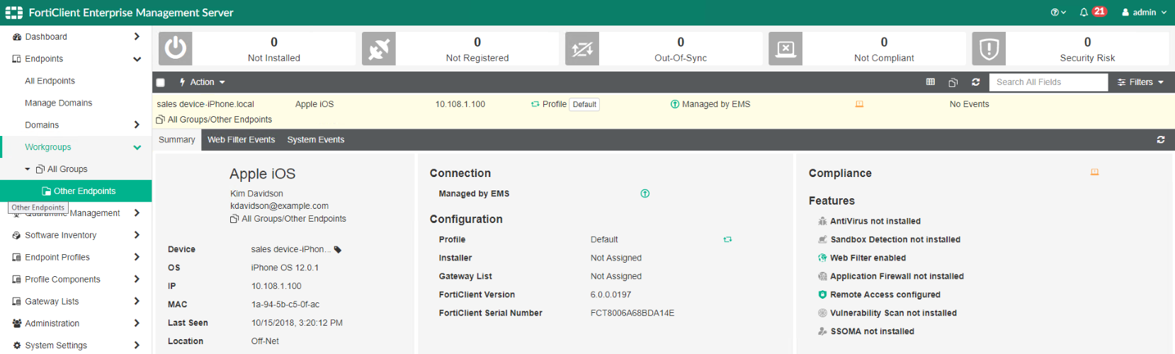 Configuring Workspace ONE integration to allow FortiClient (iOS) to ...