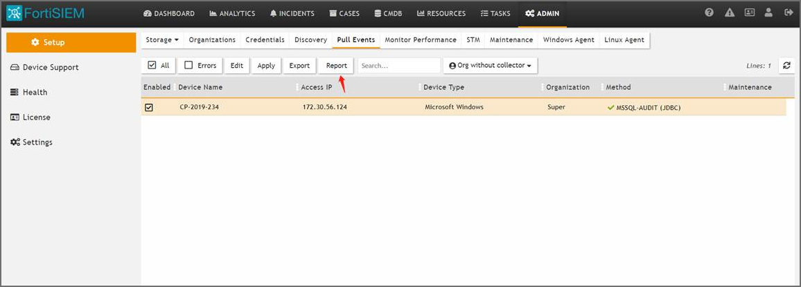 Microsoft SQL Server | FortiSIEM 7.1.1 | Fortinet Document Library