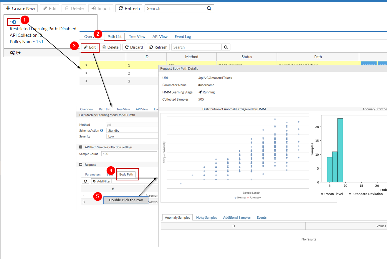 Viewing parameters with abnormal values | FortiWeb 7.6.2 | Fortinet ...