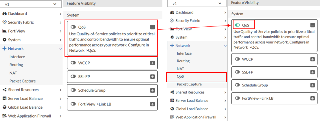 Feature Visibility | FortiADC 8.0.0 | Fortinet Document Library