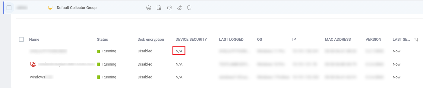 Security compliance status for Windows and macOS endpoints | FortiEDR ...