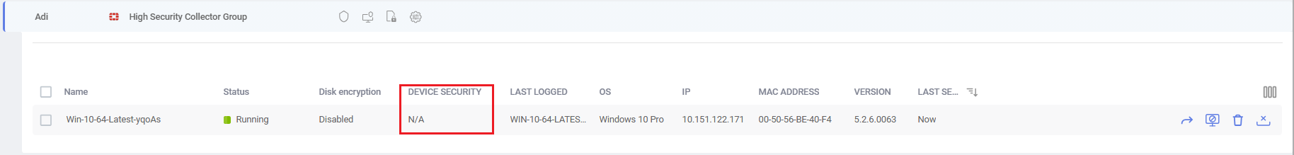 Security compliance status for Windows and macOS endpoints | FortiEDR ...