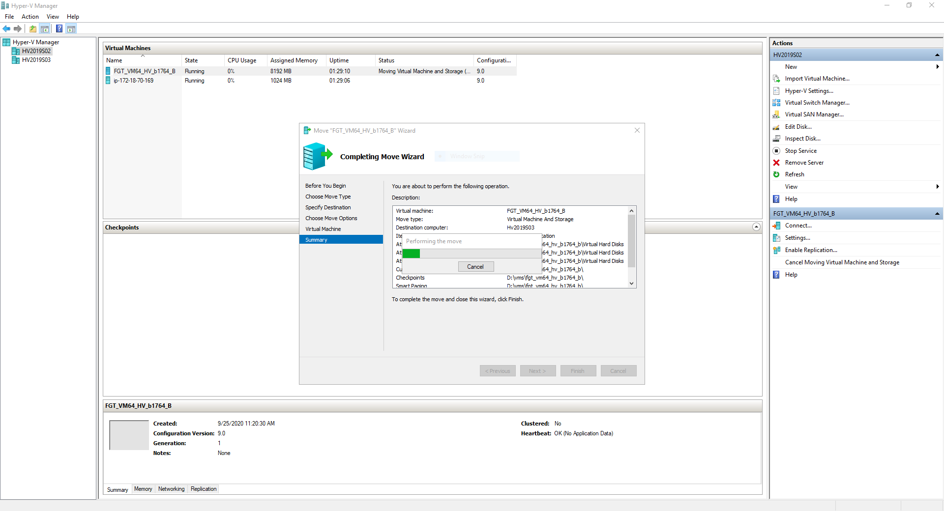Setting up FortiGate-VM HA for a Microsoft Hyper-V Live Migration ...