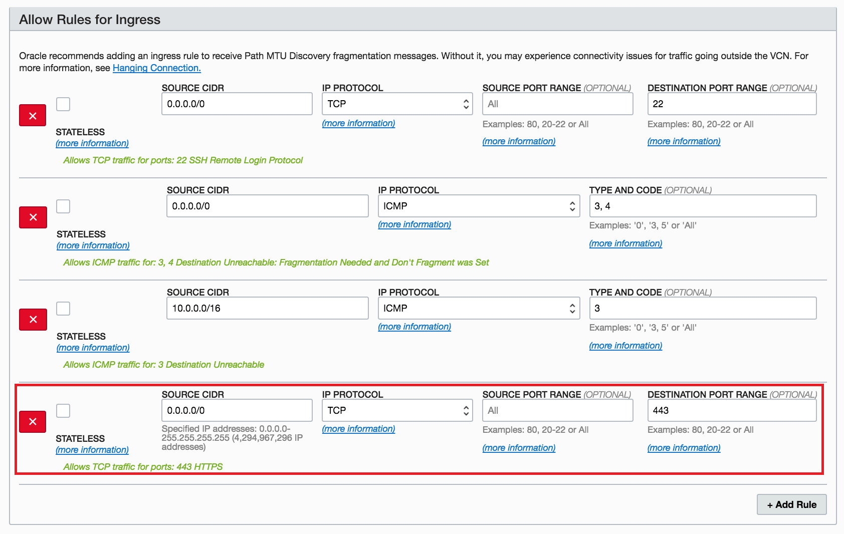 Creating a security list | FortiGate Public Cloud 7.6.0 | Fortinet ...