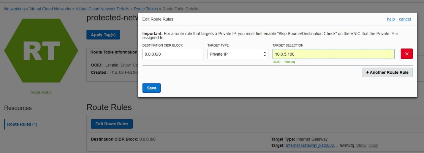 Creating the second VNIC | FortiGate Public Cloud 7.6.0 | Fortinet ...