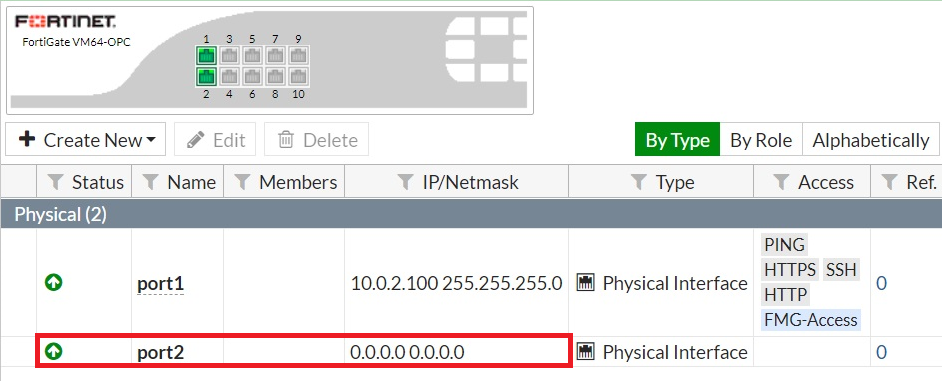 Configuring the second VNIC on the FortiGate-VM | FortiGate Public ...
