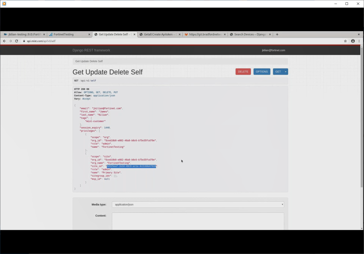 Mist Access Points | FortiNAC-F 7.2.0