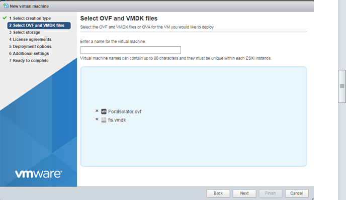 Installing FortiIsolator VM for VMware ESXi | FortiIsolator 2.4.0 ...