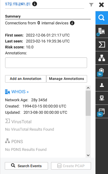 Nodes | FortiNDR Cloud 2024.2.0 | Fortinet Document Library
