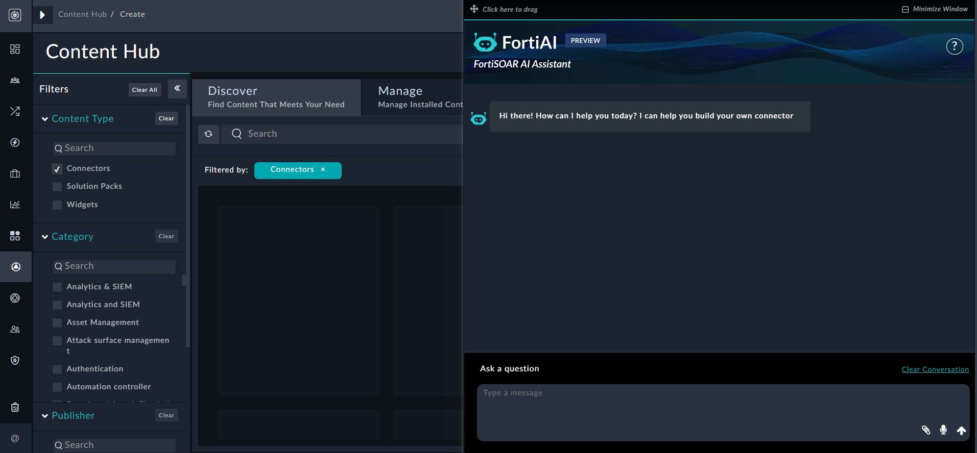 Building your own connector | FortiSOAR 7.6.2 | Fortinet Document Library