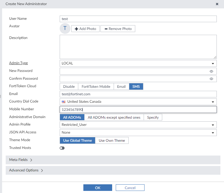 Two-factor authentication with FortiToken Cloud | FortiAnalyzer 7.4.2 ...
