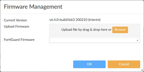 Upgrading FortiManager Firmware | FortiManager 6.4.13 | Fortinet ...