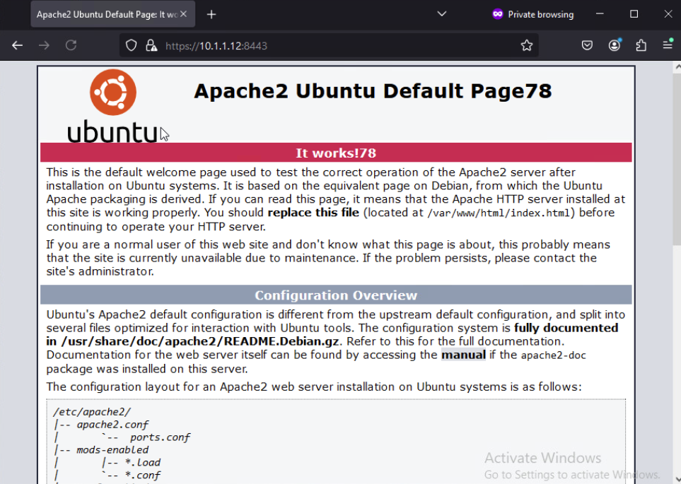 Access control between on-net devices and internal web server using ...