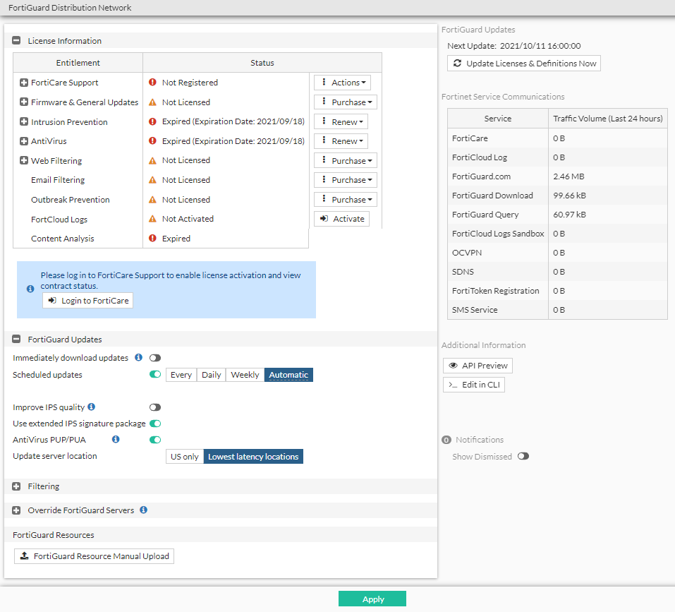 FortiGuard | FortiProxy 7.6.3 | Fortinet Document Library