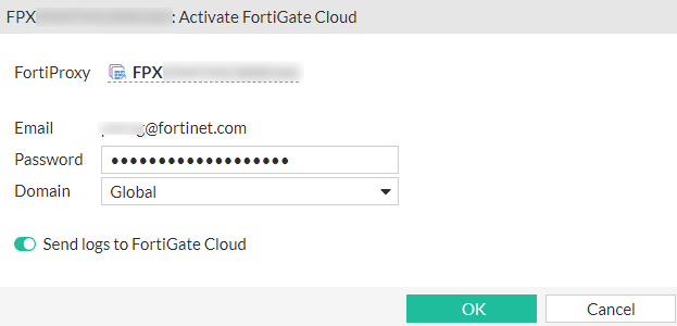 FortiCare and FortiGate Cloud login | FortiProxy 7.6.3 | Fortinet Document Library