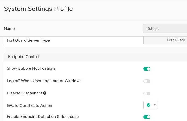 Creating a FortiEndpoint installer | FortiEndpoint 24.4.0 | Fortinet ...