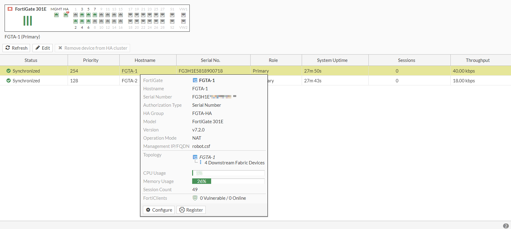 Registration | FortiGate / FortiOS 7.2.6 | Fortinet Document Library